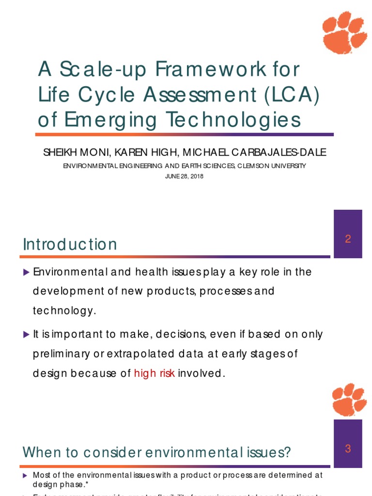 ISSST 2018 - Sheikh Moni - June 28 | PDF | Life Cycle Assessment ...
