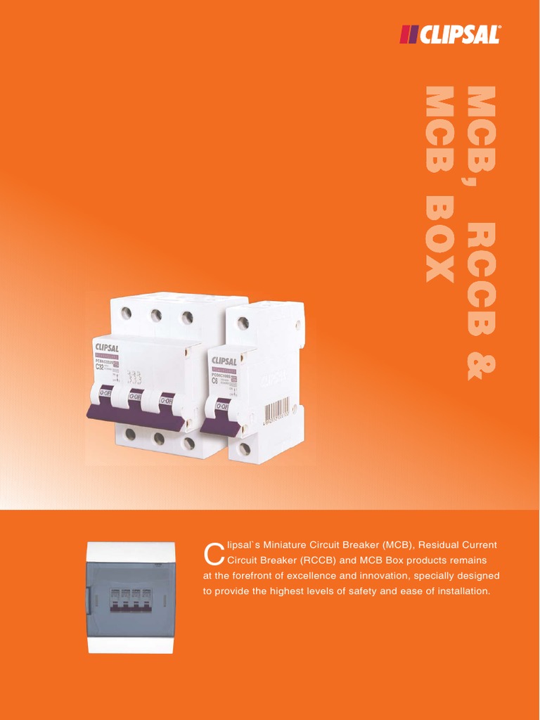 MCB | PDF | Electric Power Distribution | Electrical Equipment