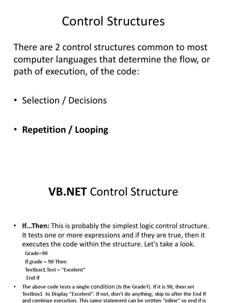 Lesson 4 | PDF | Control Flow | Computer Science