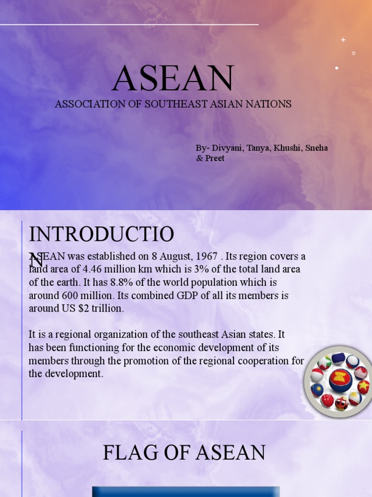 Asean: Association of Southeast Asian Nations | PDF | Economies ...