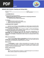 Csec - Section B - Eng A - Notes | PDF | Memorandum