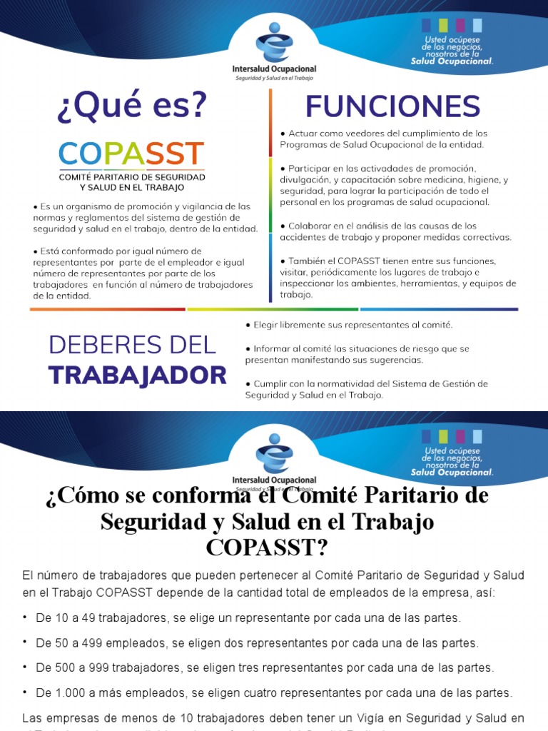 Copasst | PDF | Seguridad y salud ocupacional | Gobierno