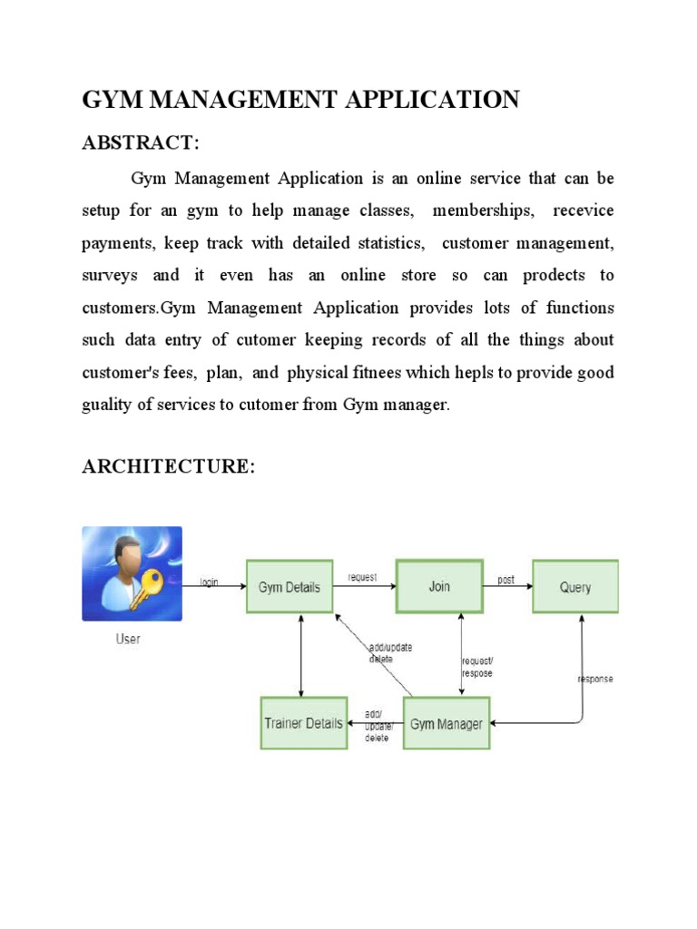 Gym Management Application: Abstract | PDF | World Wide Web | Internet ...
