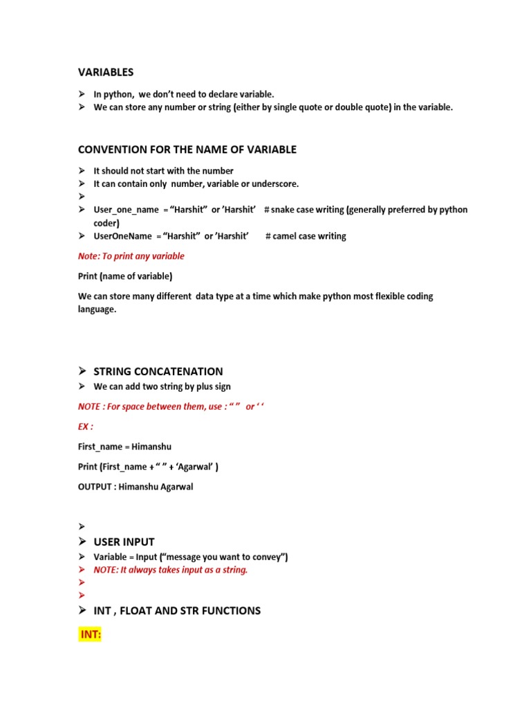 Python String Concatenation Guide | PDF