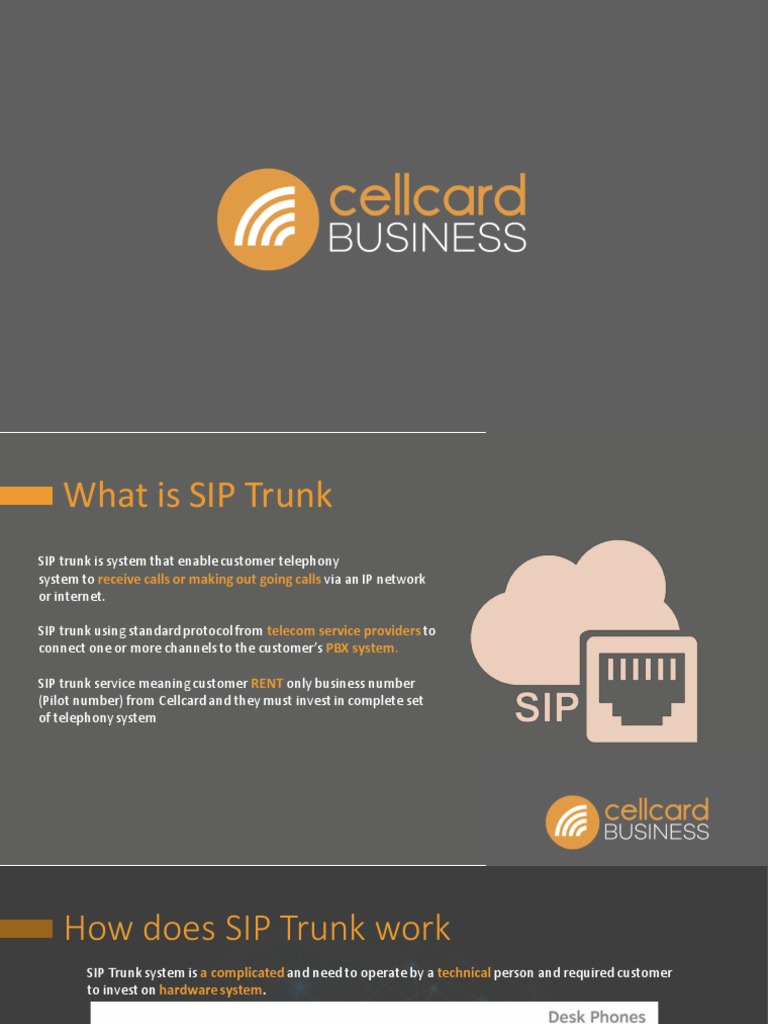 SIP Trunk Cost and Tariff | PDF | Session Initiation Protocol | Telephony