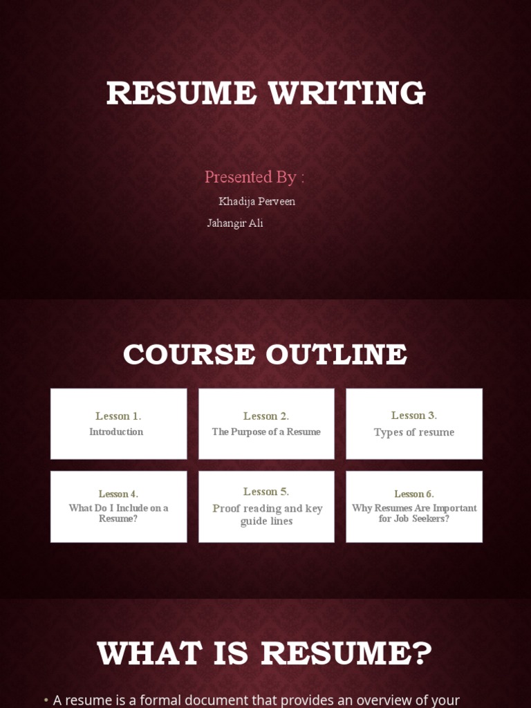 Resume Writing | PDF | Résumé | Cognition