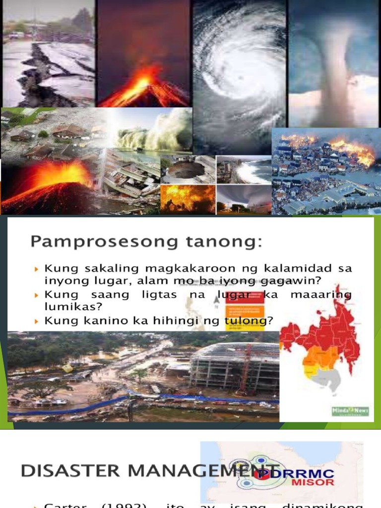 Konsepto at Terminolohiya Sa Disaster Management | PDF