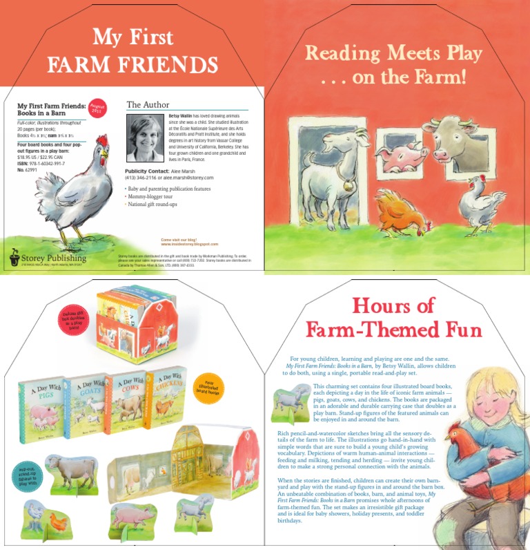 My First Farm Friends: Books in A Barn | PDF | Livestock | Food And Drink