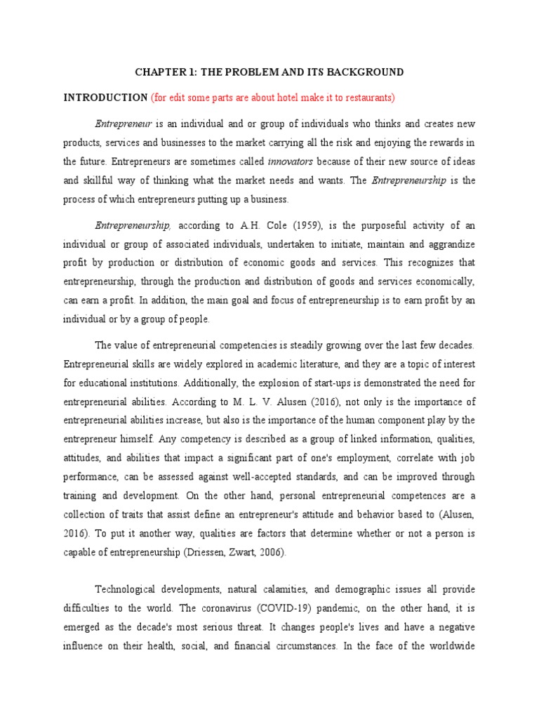 Entrepreneur Is An Individual and or Group of Individuals Who Thinks ...