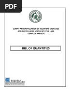 BOQ of Security System | PDF | Access Control | Coaxial Cable