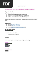140 Basic To Advances Python Programs | PDF