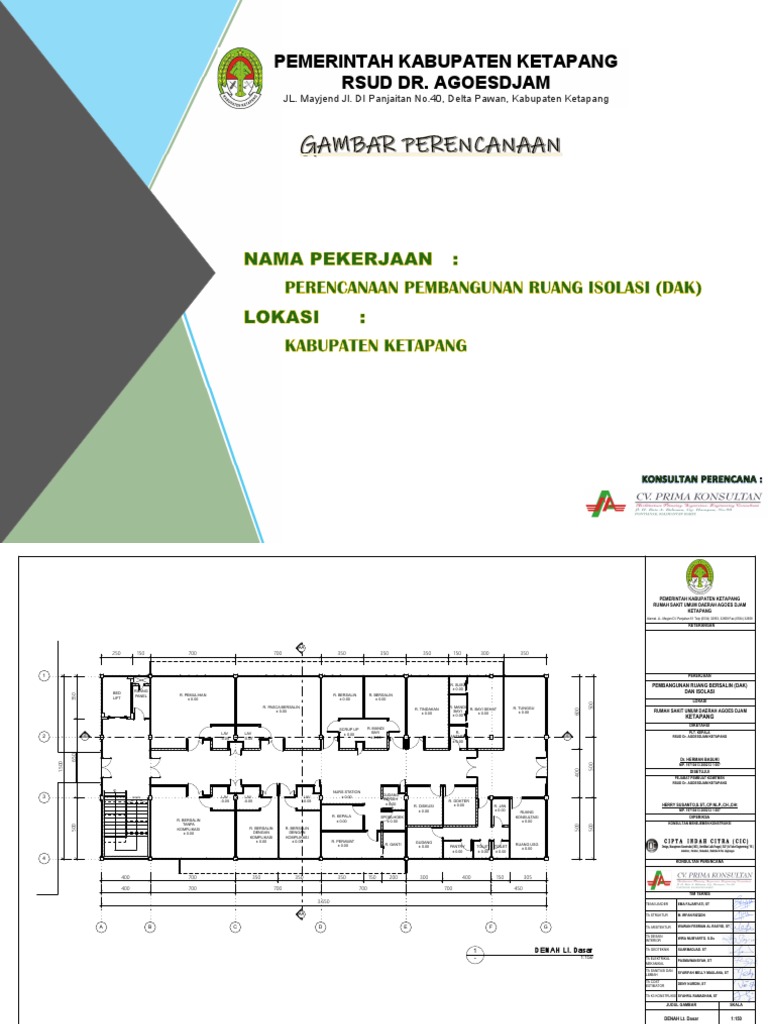 Gambar Ded Ruang Bersalin Dan Isolasi | PDF