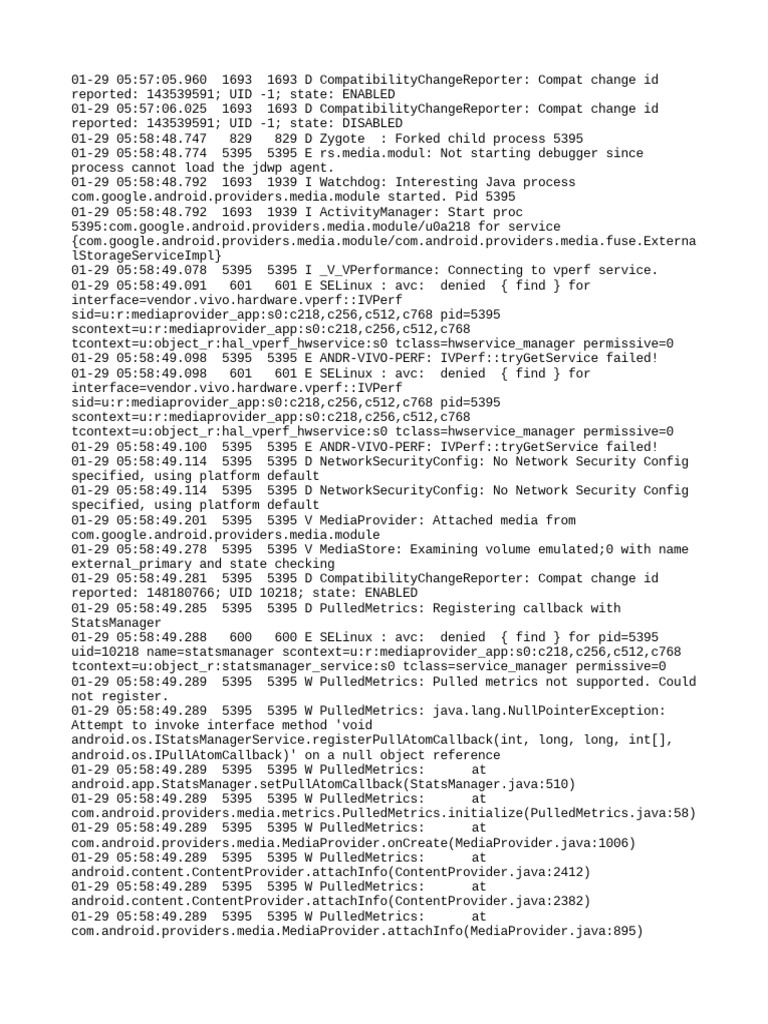 Log Pdf Android Operating System Java Programming Language