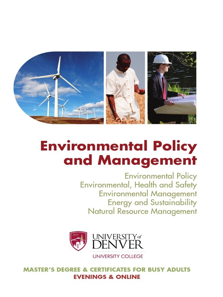 Environmental Policy and Management | PDF | Environmental Policy ...