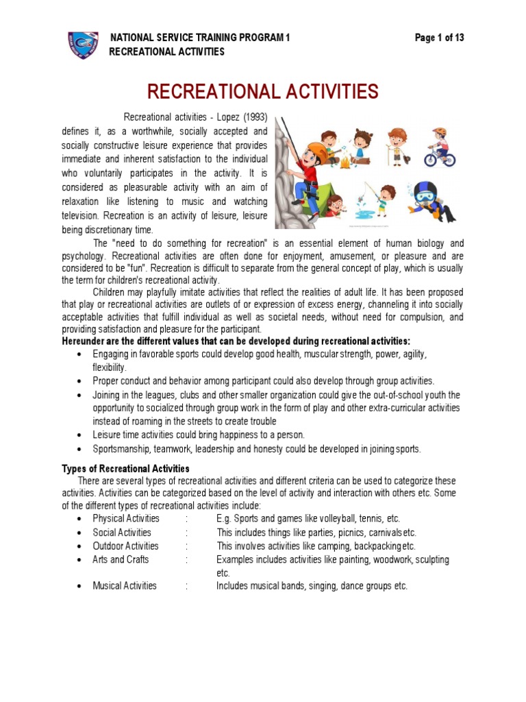 02A NSTP1 Week 15 Lesson Proper | Descargar gratis PDF | Scuba Diving ...