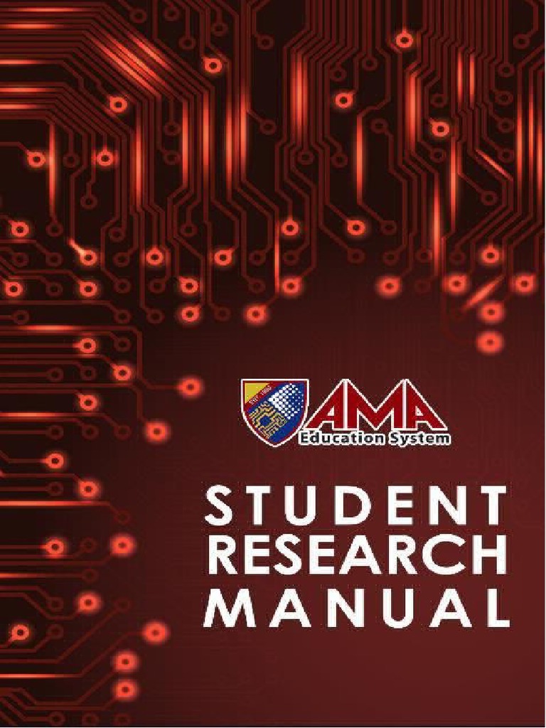 AMAES Student Research Manual (Revised Edition 2020) | PDF | Thesis | Bachelor's Degree