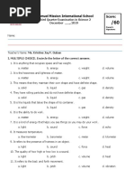 Entrance Exam Grade 3 | PDF