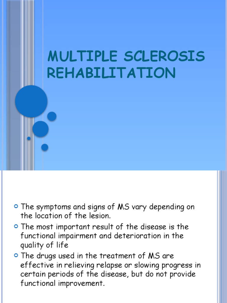 Multiple Sclerosis Rehabilitation Guide | PDF | Multiple Sclerosis ...