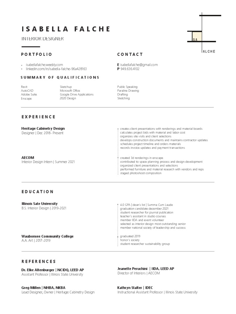 Final 2021 Falche Resume Website Version | PDF | Software