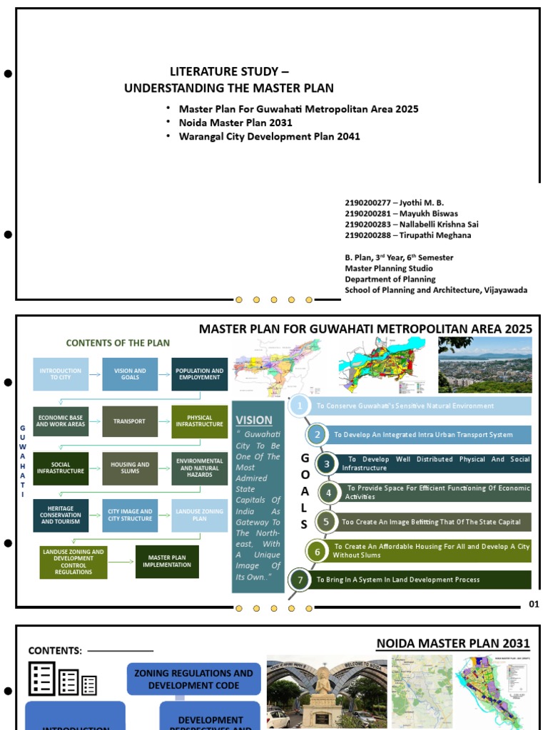 Literature Study - Understanding The Master Plan | PDF | Urban Planning ...