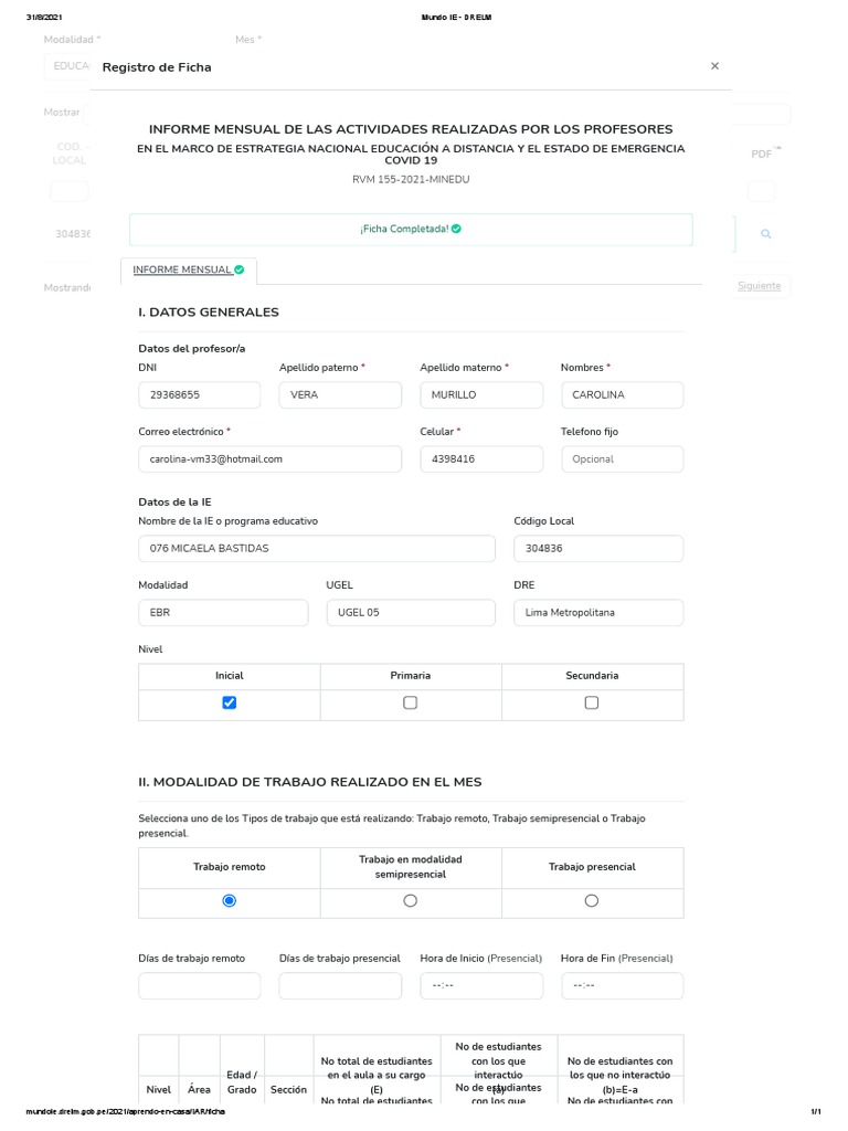 Mundo IE - DRELM | PDF