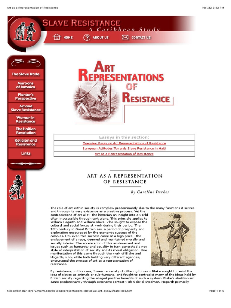 Protest - Art As A Representation of Resistance | PDF | William Blake ...
