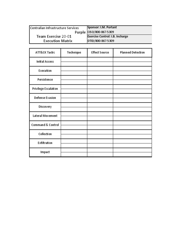 Purple Team Exercise Overview 20-01 | PDF | Securities