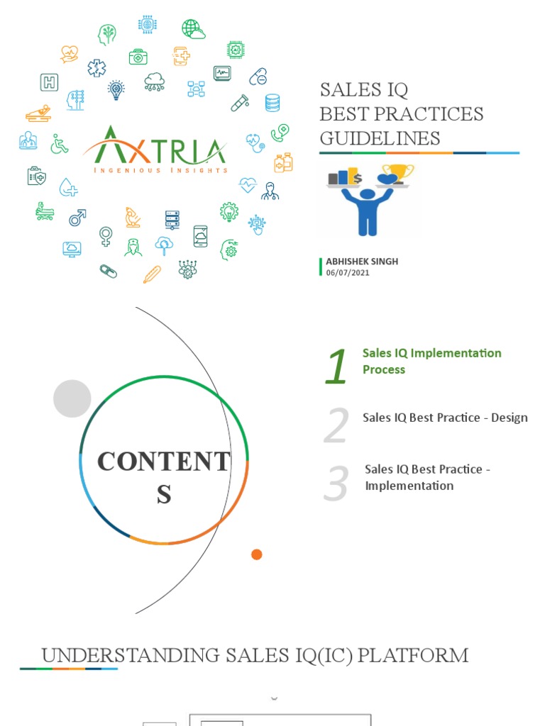 Sales Iq Best Practices Guidelines: Abhishek Singh | PDF | Software ...