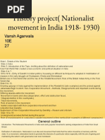 Class 8 History The Making of National Movement | PDF | British Raj ...