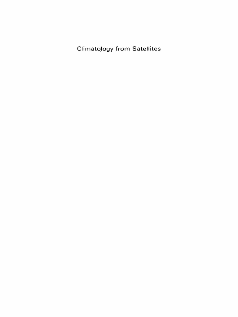 Barret E. C. - Climatology From Satellites (1974) | PDF | Climatology ... Barret E. C. - Climatology From Satellites (1974) | PDF | Climatology ...