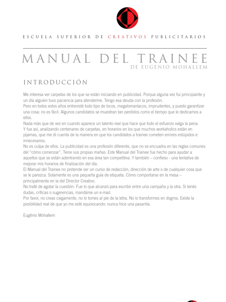 Manual Trainee | PDF