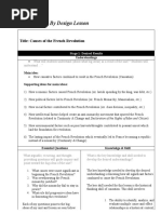 History - French Revolution - Lesson Plan | PDF | French Revolution ...