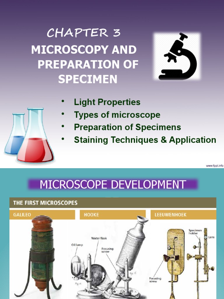 Chapter 3 Microsopy and Preparation of Specimen | PDF | Microscope ...