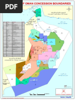 Oman Concession Map 2023 | PDF | Oman | Petroleum