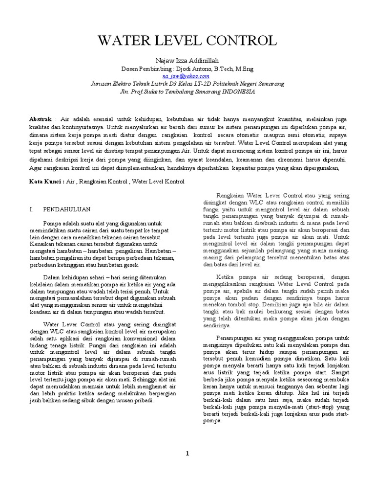 Praktik WLC Polines | PDF