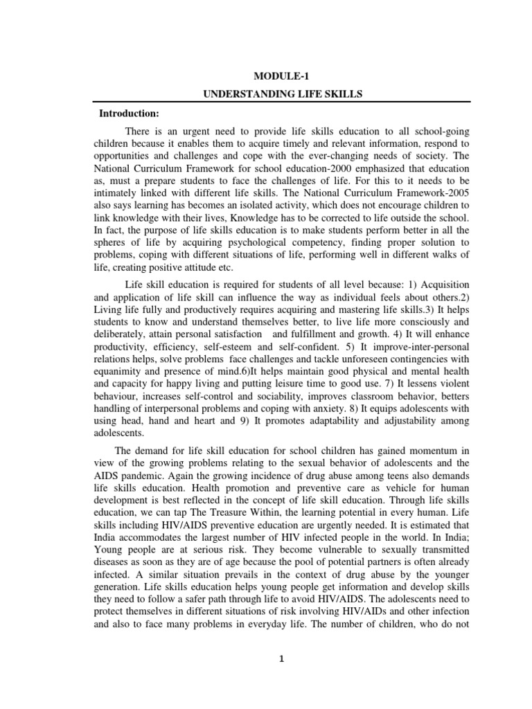 LST-Training Modules | Download Free PDF | Self Awareness | Self Esteem