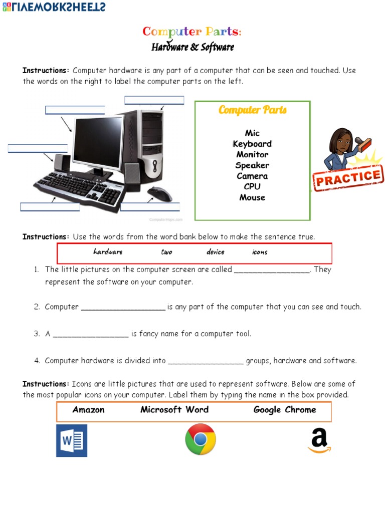 Hardware and Software Worksheet 2 | PDF | Computers