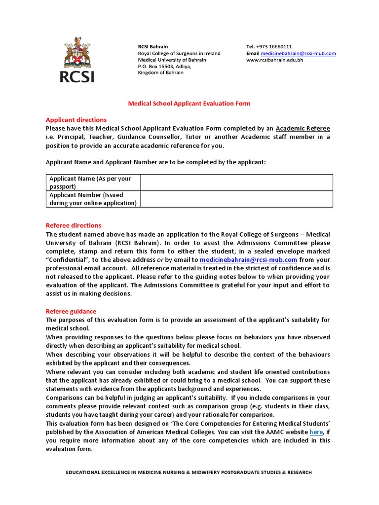Applicant Evaluation Form Editable | PDF | Reason | Science