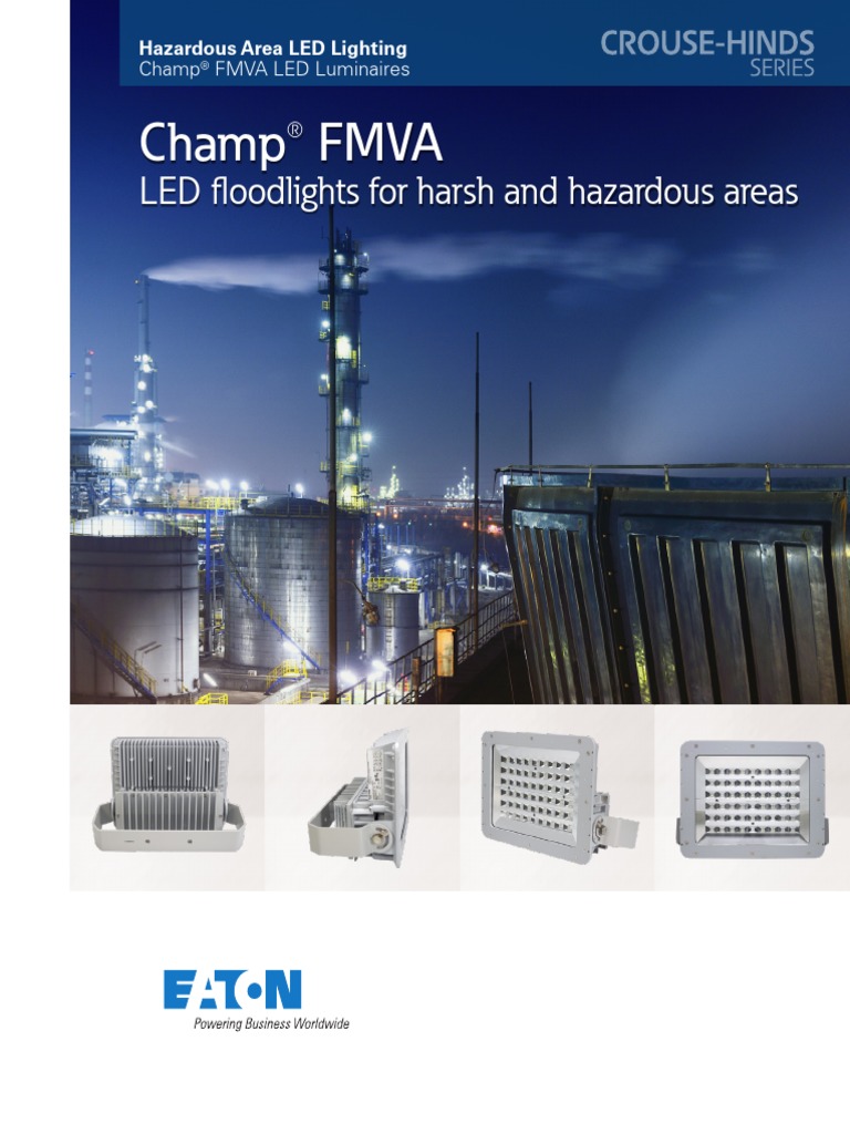 Champ® FMVA: LED Floodlights For Harsh and Hazardous Areas | PDF ...
