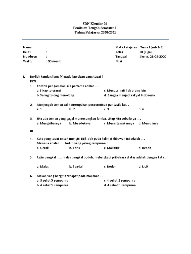 PTS Tema 1 Sub 12 | PDF