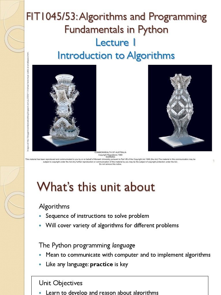 Lec01 Introduction Pdf Algorithms Computing 4054