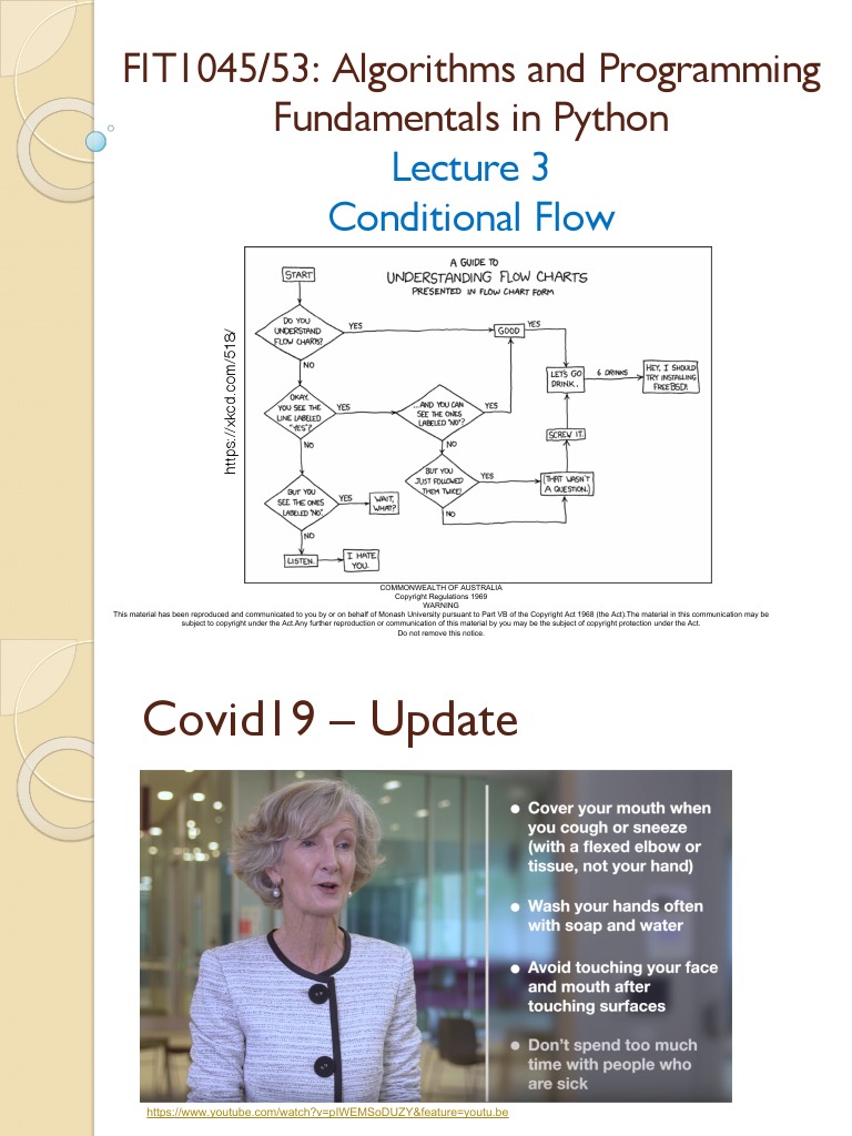 Lec03 Conditionals R1 | PDF | Boolean Data Type | Subroutine
