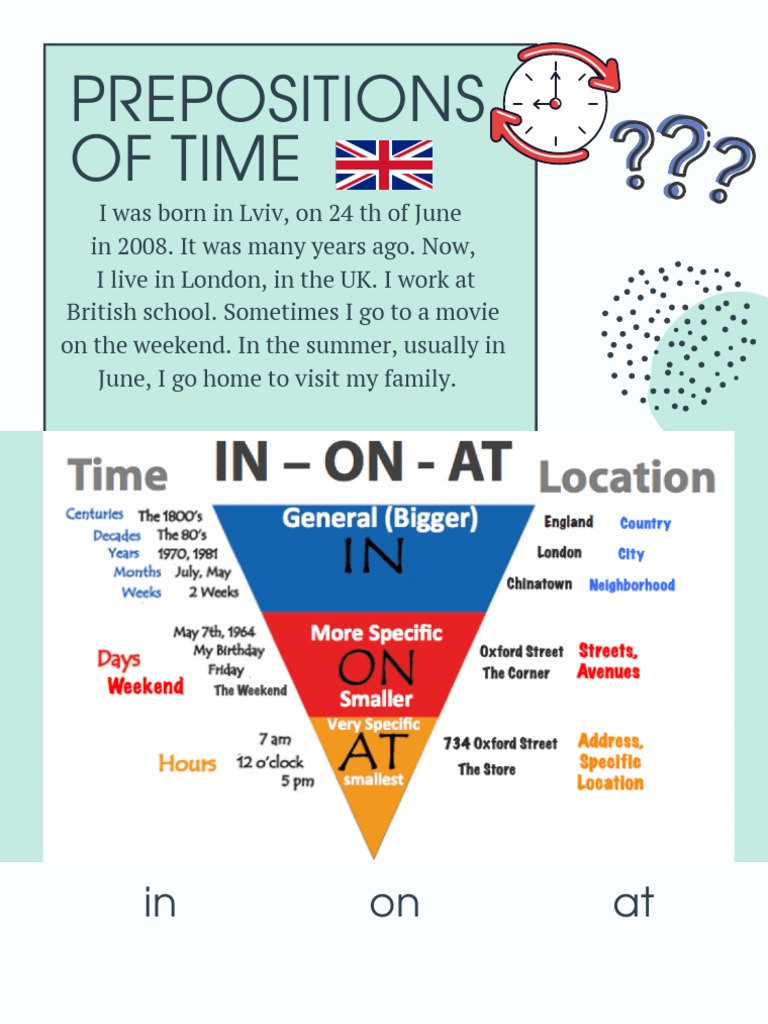 Prepositions of Time | PDF | Travel | Art