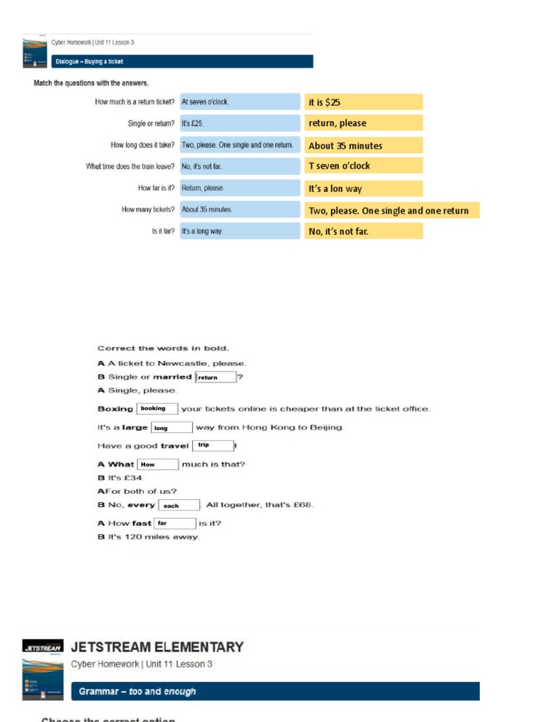 Helbing - Unit 11, Lesson 3 | PDF