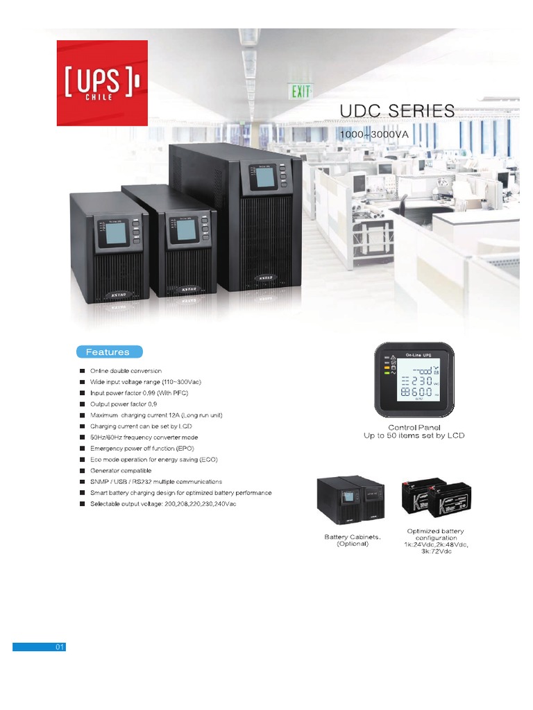Broshura KSTAR UDC Series 1 3KVA 230V | PDF