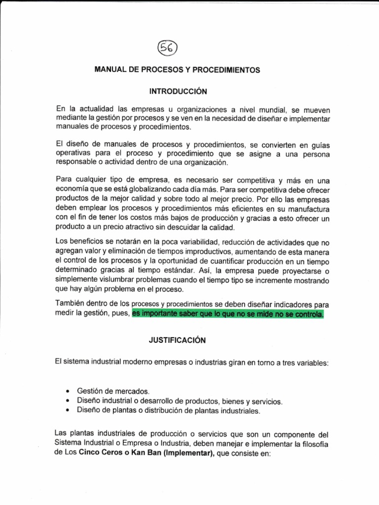 Manual Procesos y Procedimientos. | PDF | Business | Diseño