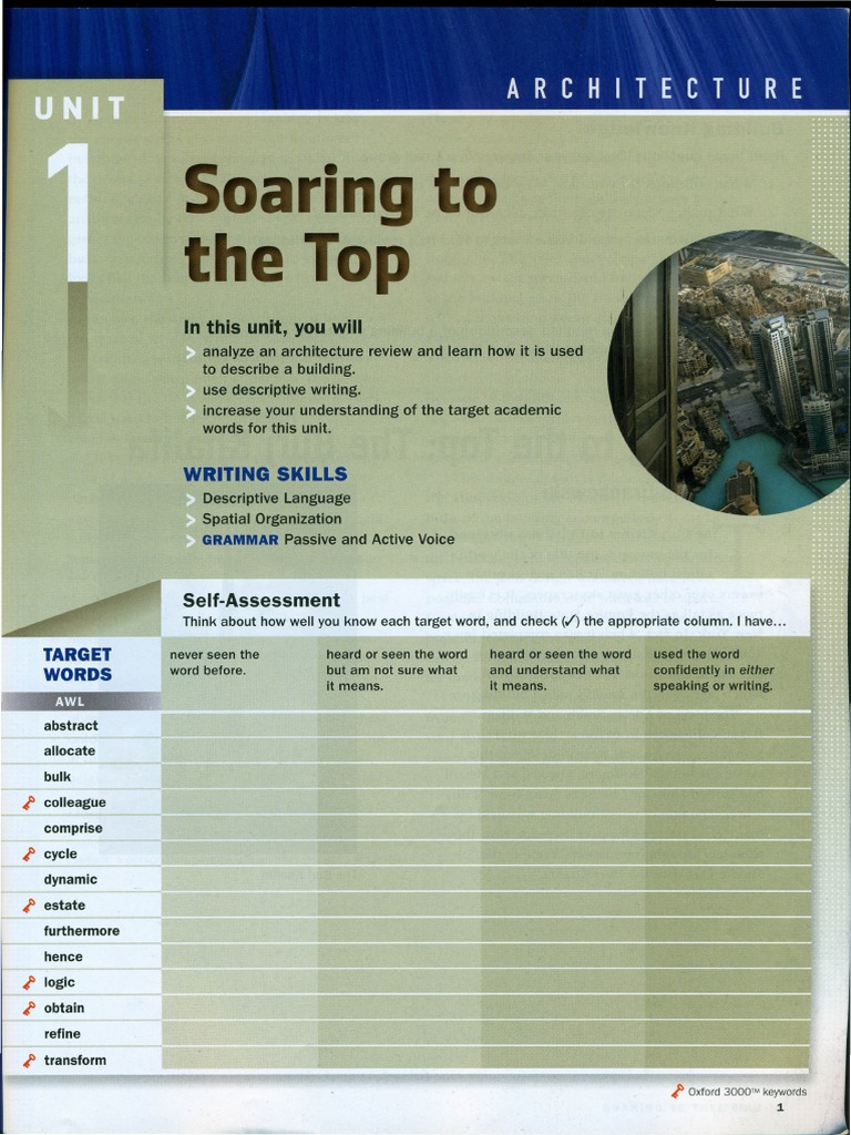 Inside Writing 3 Unit 1 PP 1-6 | PDF | Cognition | Cognitive Science