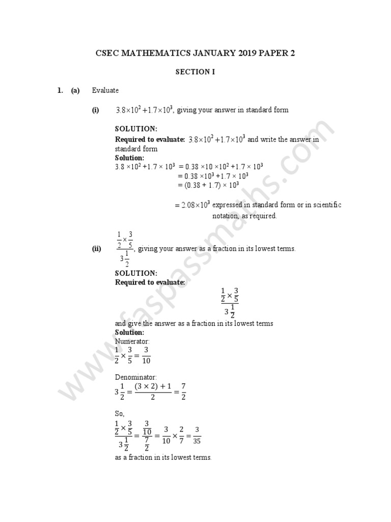 Maths Answers | PDF | Function (Mathematics) | Standard Deviation