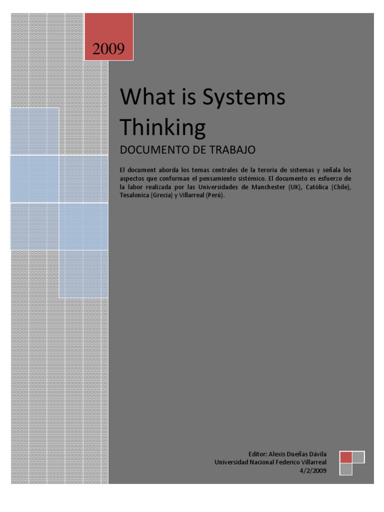 An In-Depth Look at Systems Thinking: A Document Exploring the Key ...