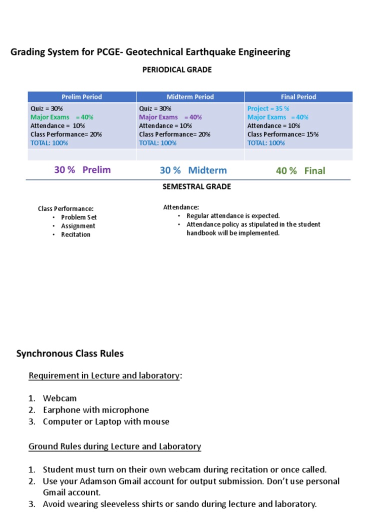 PCGE - Geotechnical Earthquake Engineering Course Outline | PDF ...
